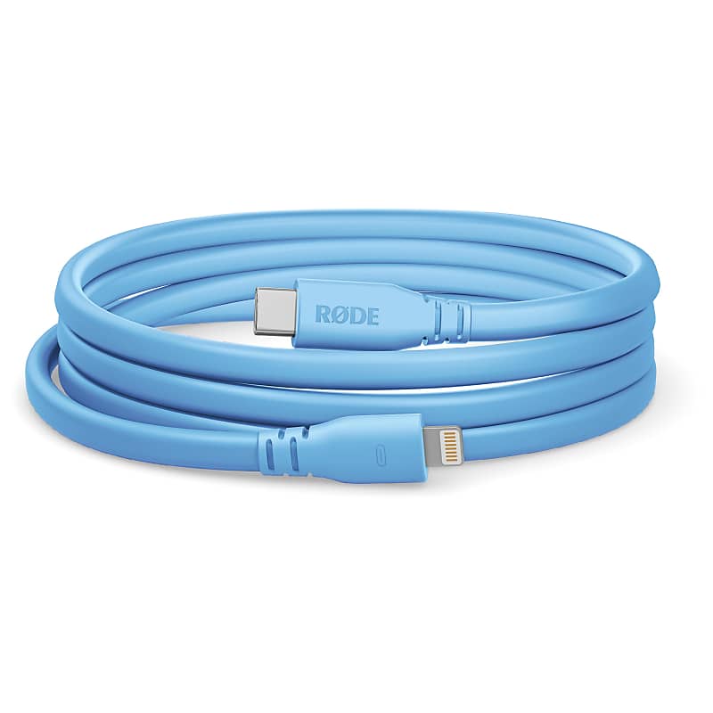 Rode SC19 1.5m USB-C to Lightning Accessory Cable, Blue | Reverb