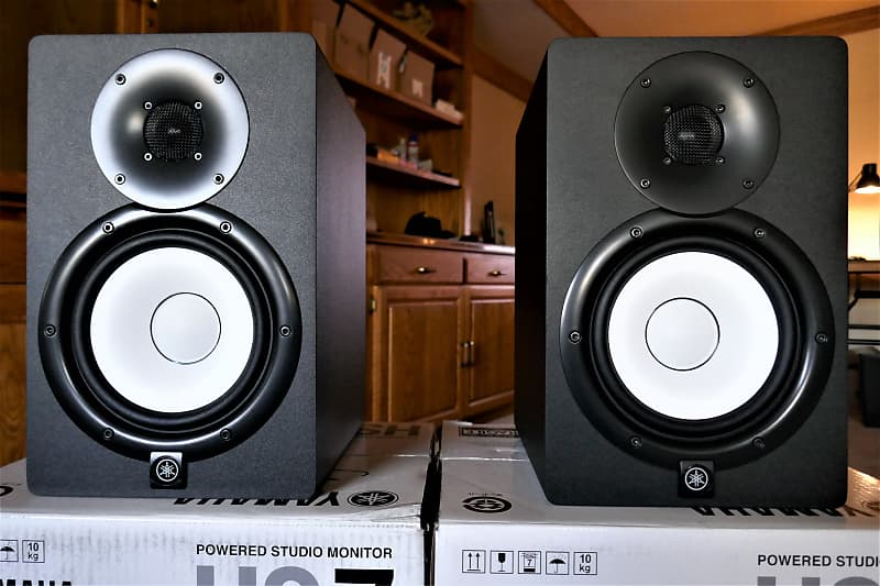Yamaha HS7 Powered Studios Monitor (Pair) Black | Reverb