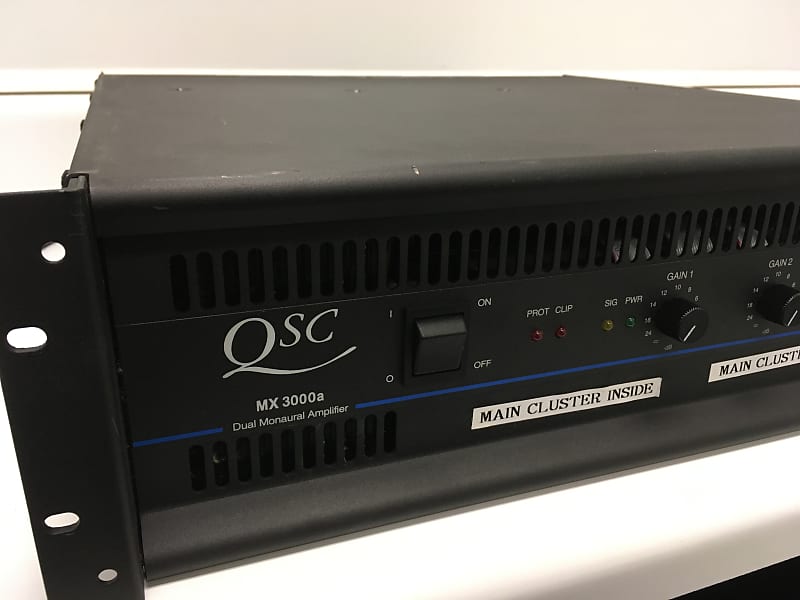 QSC MX 3000A stereo power amplifier | Reverb