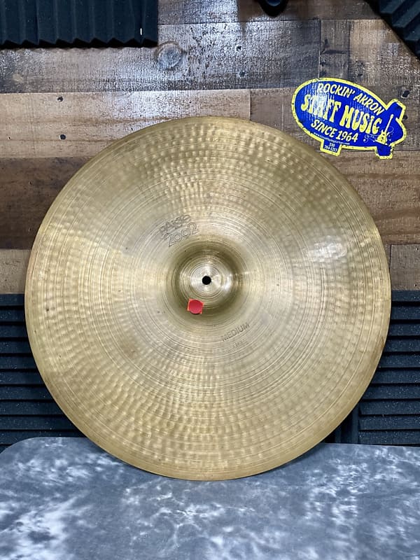 Paiste 2002 Black Label 20 inch crash - 1970s | Reverb
