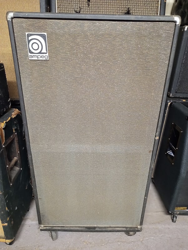 1970 Ampeg SVT 8x10 Bass Speaker Cabinet Flat Back Alnico | Reverb