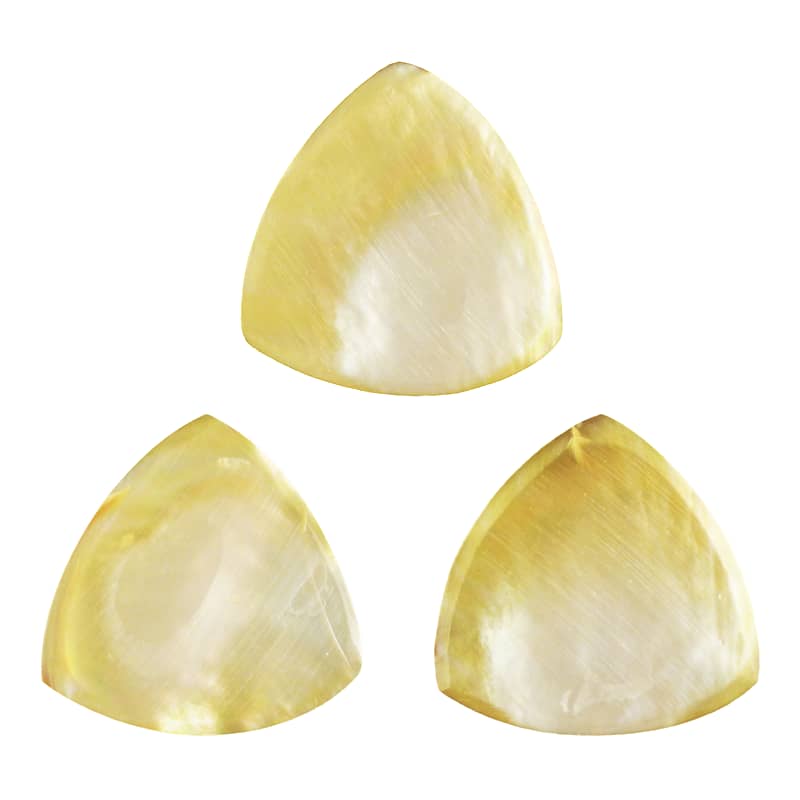 Gold Abalone Shell Guitar Pick - 346 Triangle Shape - | Reverb