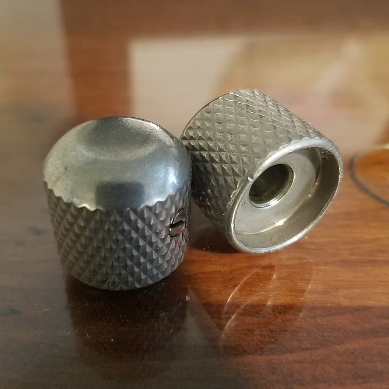 Allparts Aged 50s Telecaster Dome Control Knobs | Reverb