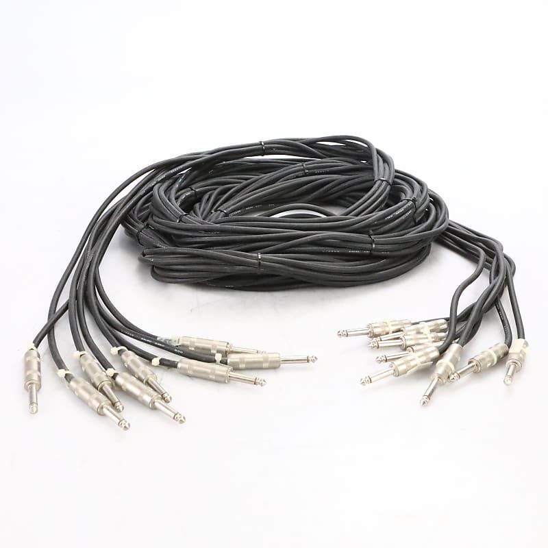 20' Canare L-4E65 8 Channel 1/4" - 1/4 Mono Snake Instrument | Reverb