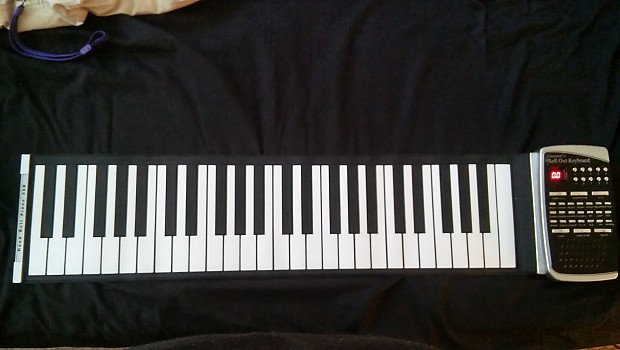 Giovanni Roll Out Keyboard Roll Out Keyboard Silver/Black | Reverb