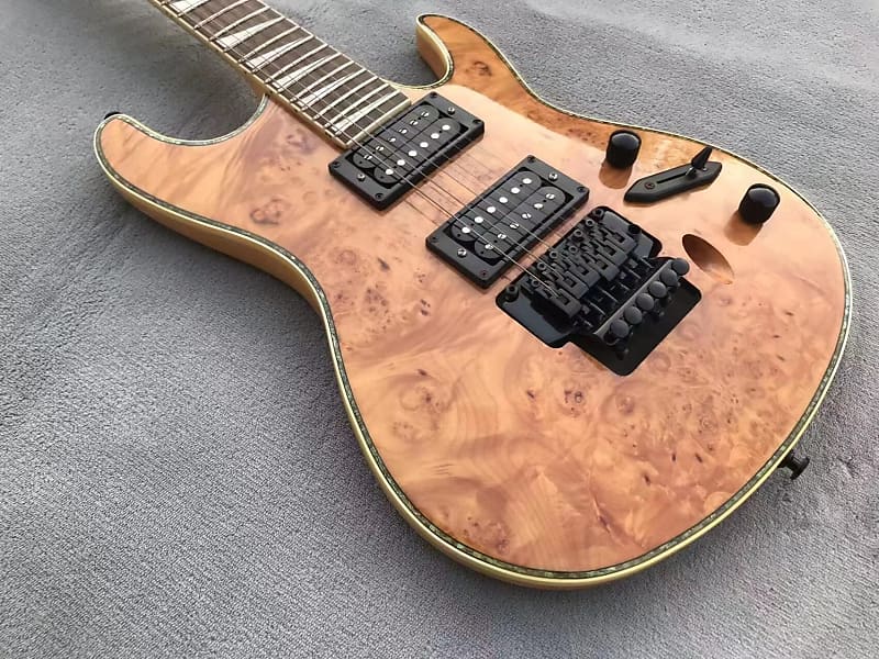Custom Quilted Maple Top Guitar Body, Maple Wood and Rosewood | Reverb