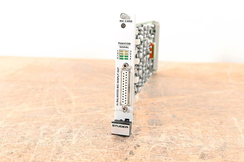 Studer Mic/Line In Card for D21m Modular I/O System CG01HQN | Reverb