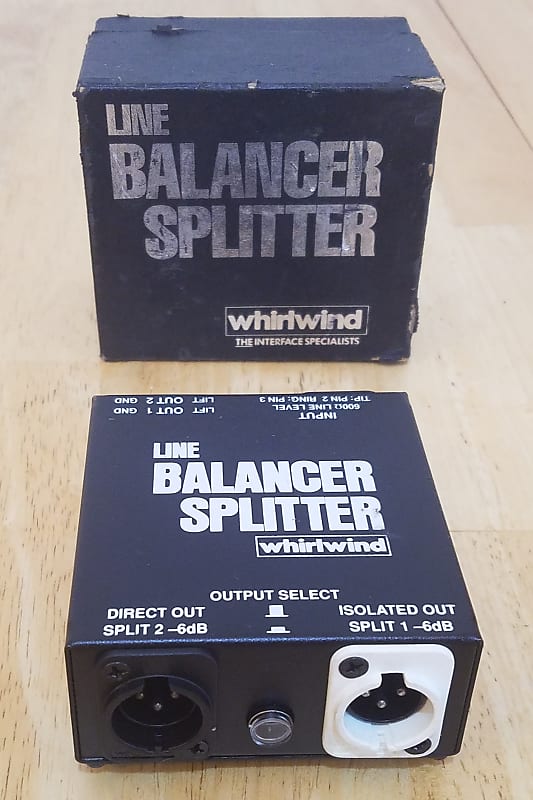Whirlwind Balancer Splitter | Reverb