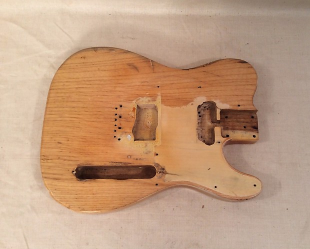Fender Telecaster Body 1969-1973 Natural-Blond Routed Project | Reverb