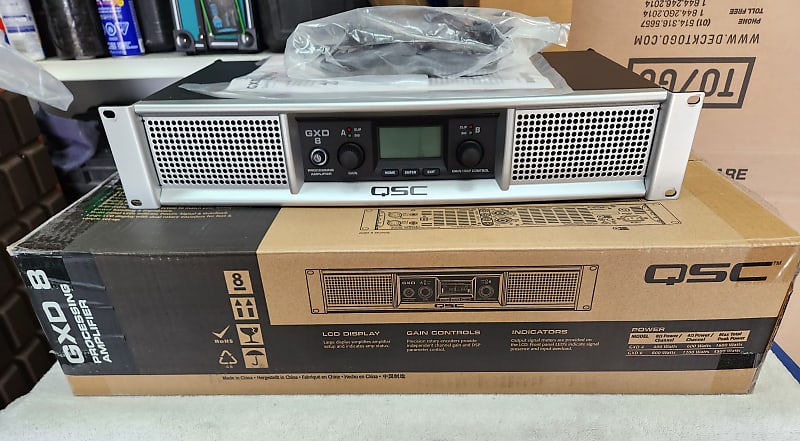 QSC power amp Model GXD8 , 800 watts per channel at 8 ohms ( | Reverb