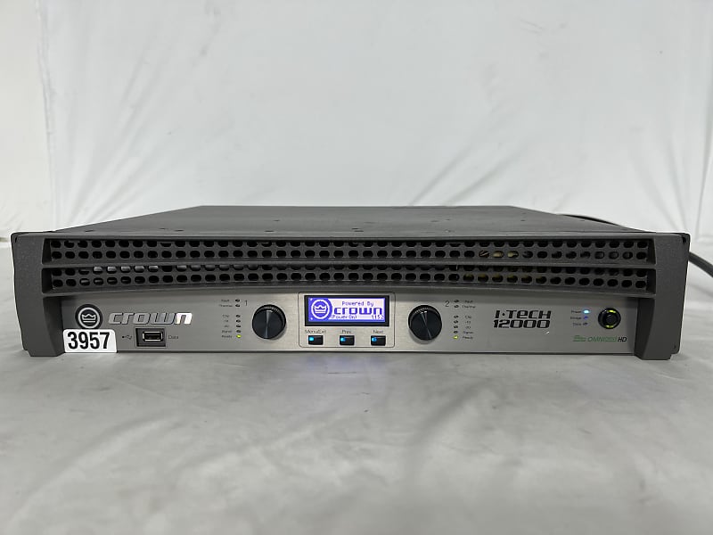 Crown I-Tech 12000HD Power Amplifier 945.9HRS #3957 (One) | Reverb