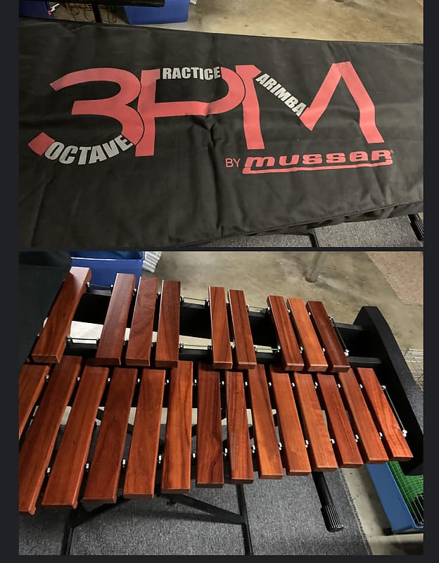 Musser 3 Octave Practice Marimba 2019 Black/Brown | Reverb