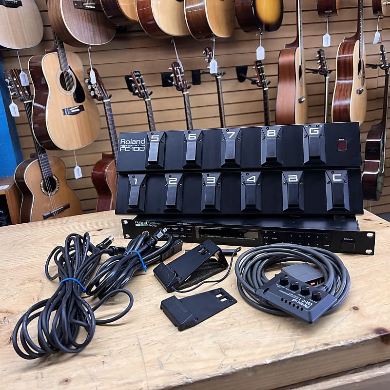 Roland GM-70 Pitch-to-MIDI Converter w/ GK-1 Pickup & FC100 | Reverb