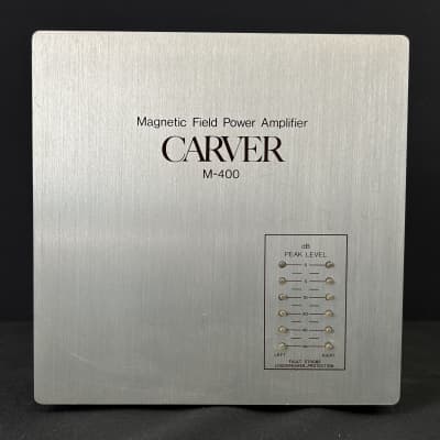Carver M-400 Cube Magnetic Field Stereo/Mono Power Amplifier | Reverb