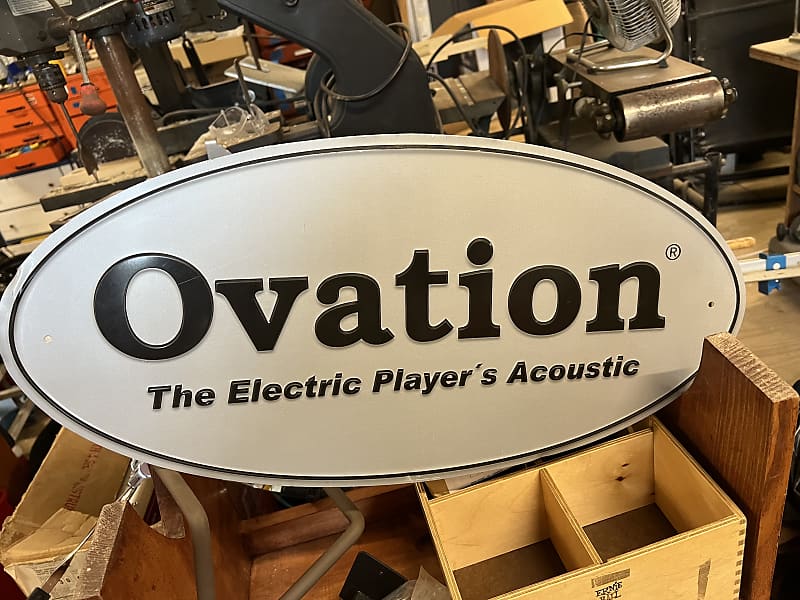 Ovation Dealer sign - Metal | Reverb