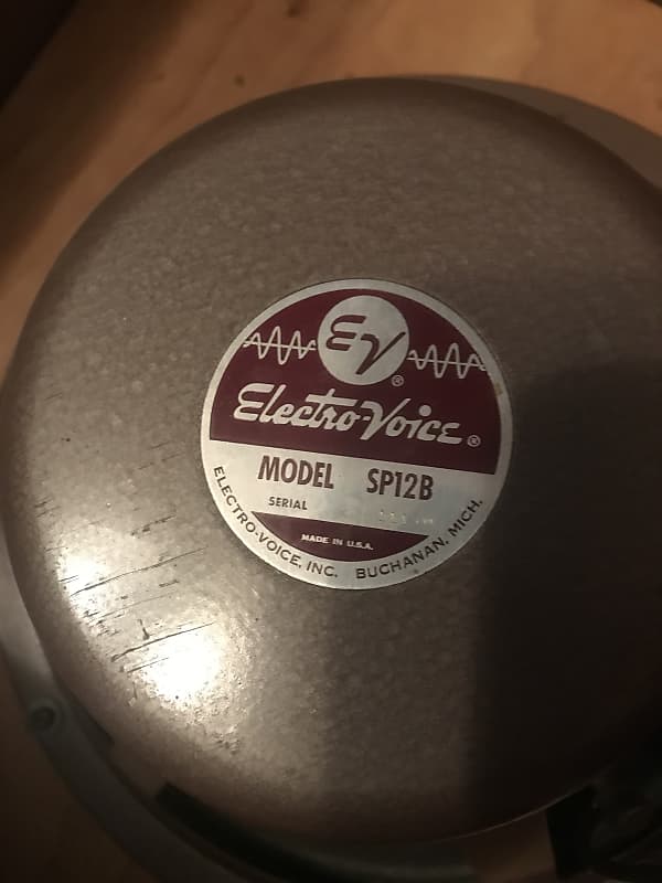 Electro-Voice SP12B 1969 - New condition | Reverb