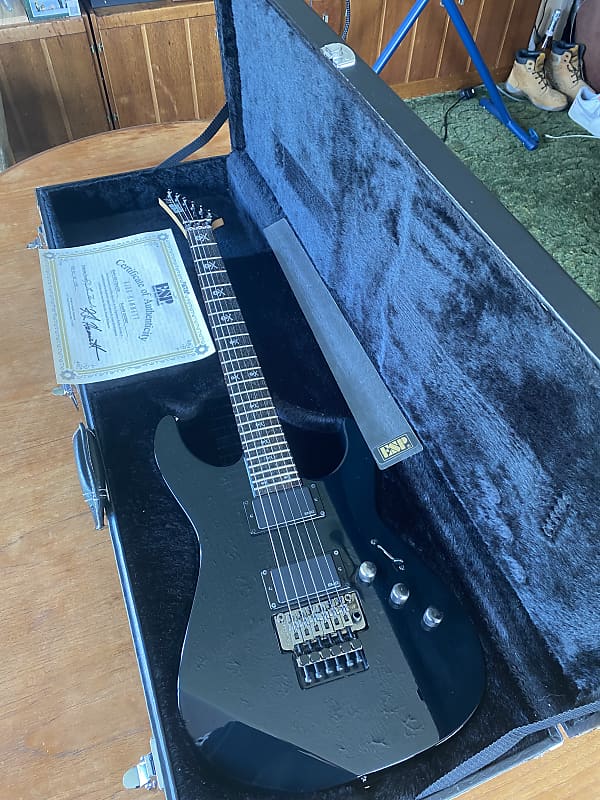 ESP KH2 Neck Thru 2008 - Black | Reverb