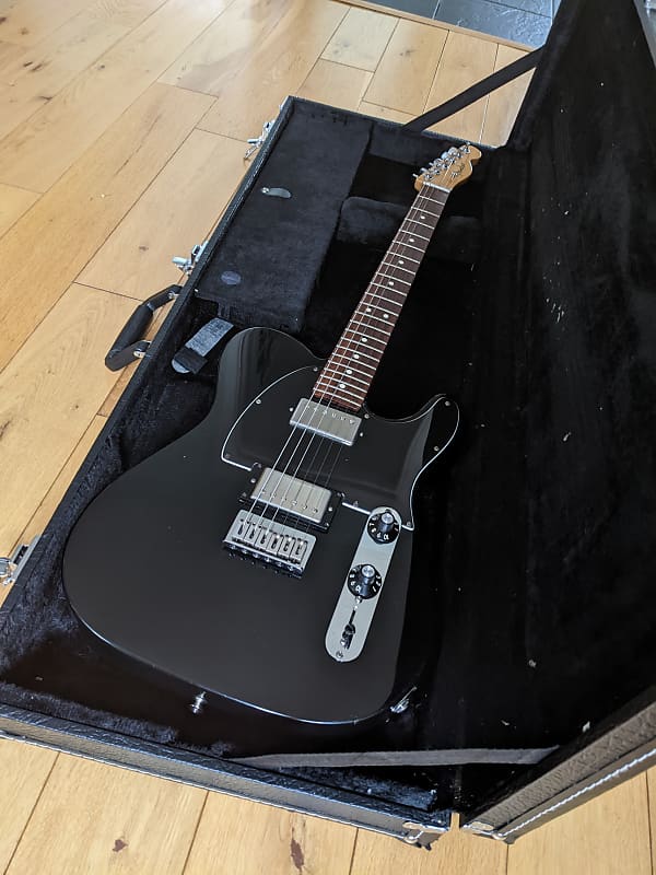 Fender Blacktop Telecaster HH 2011 MIM With Hard Case | Reverb