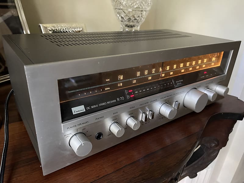 Sansui R-70 Receiver ‘79-‘80 Silver | Reverb