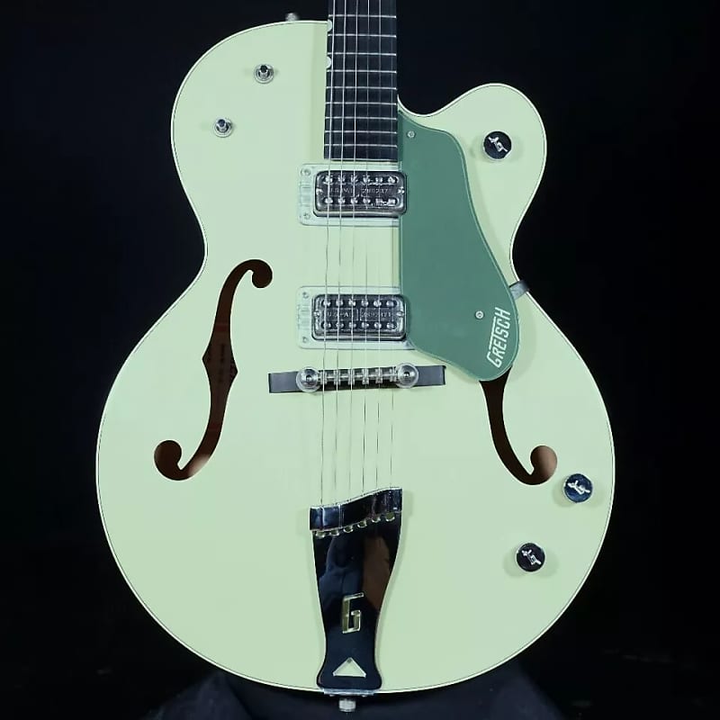 Gretsch G6118 2-Tone Smoke Green Anniversary Hardtail Guitar | Reverb
