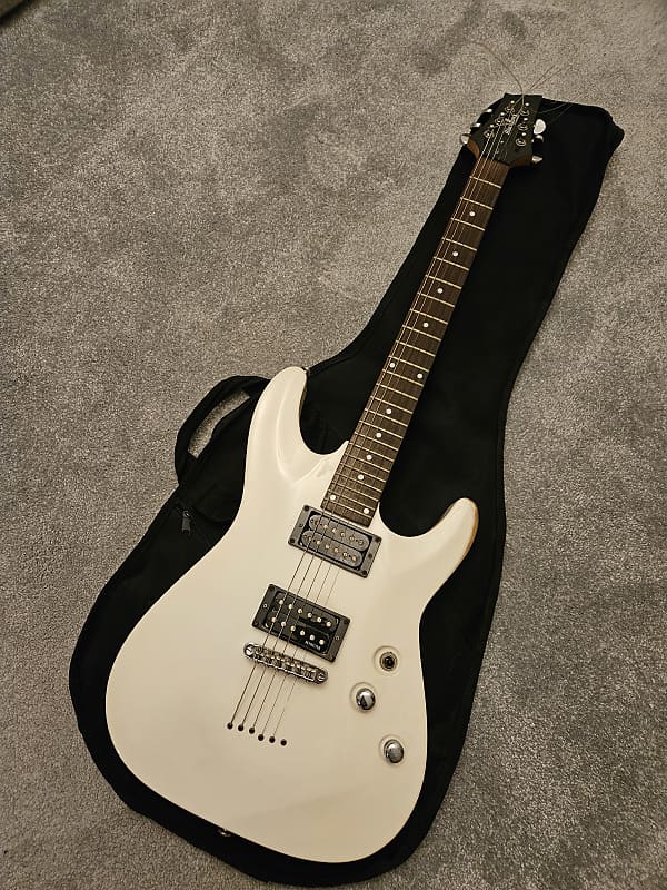 Schecter Blackhawk mid-2000s - White | Reverb UK
