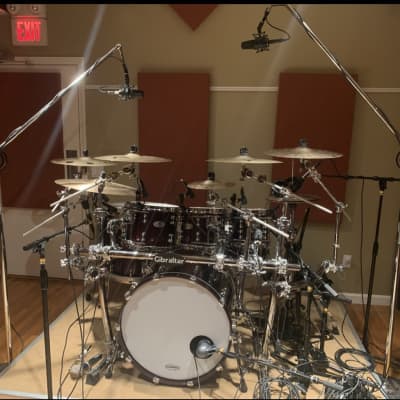 Pearl Reference Pure 6pcs Satin Charred Oak Drum Set | Reverb