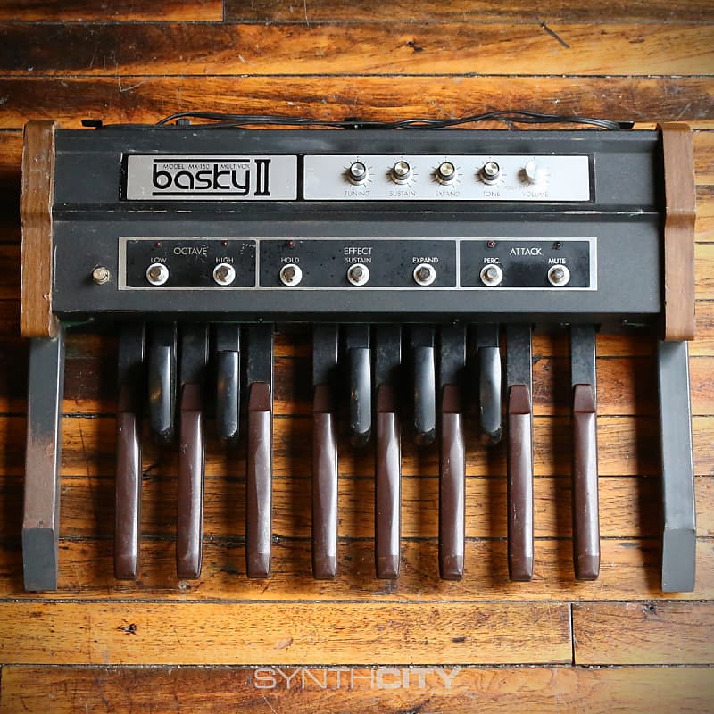1970s Multivox MX-150 Basky II - Taurus Bass Pedal | Reverb