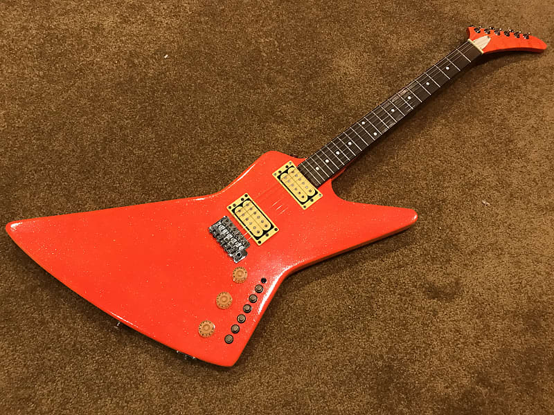 Cort Effector 1980s Explorer-style electric guitar with | Reverb