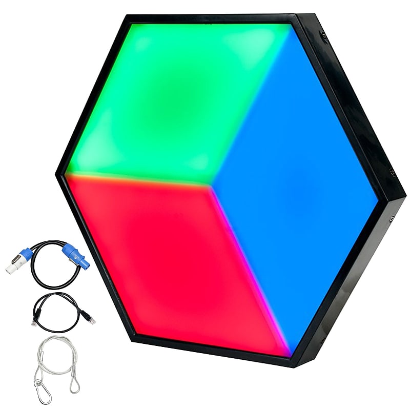 ADJ 3D Vision Plus Hexagonal Shaped LED Lighting Panel | Reverb