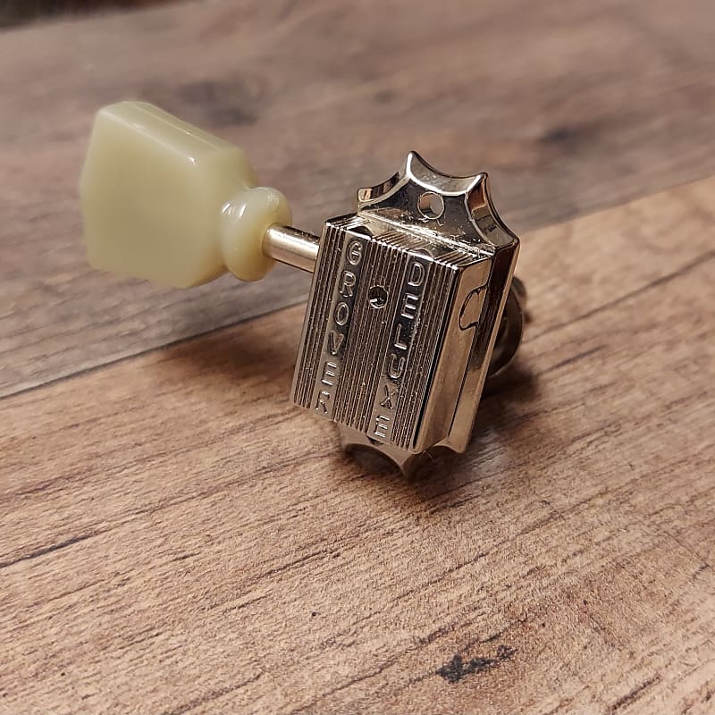 Single Treble side replacement tuner - Grover 135n 3+3 Nickel | Reverb