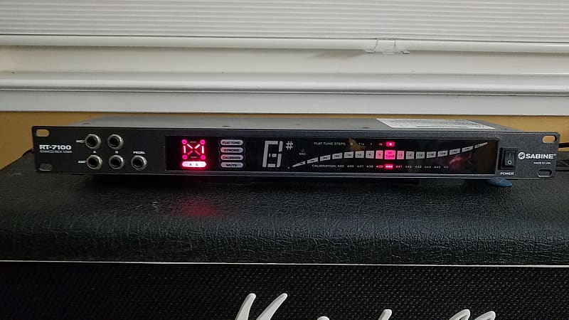 Sabine RT-7100 Professional Rack Tuner Black | Reverb
