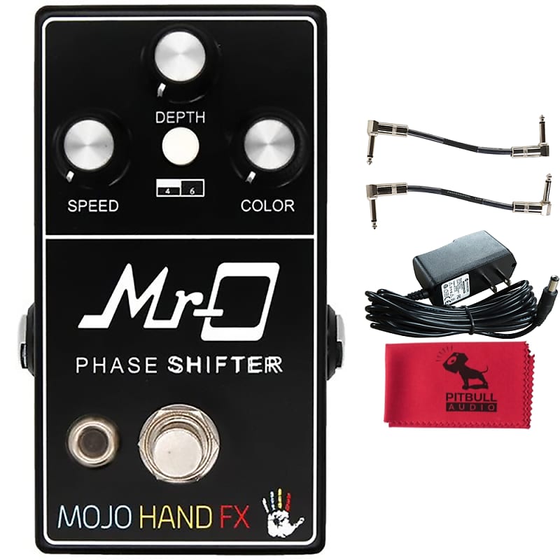 Mojo Hand FX Mr O Phase Shifter Pedal w/ Power Supply, Patch | Reverb