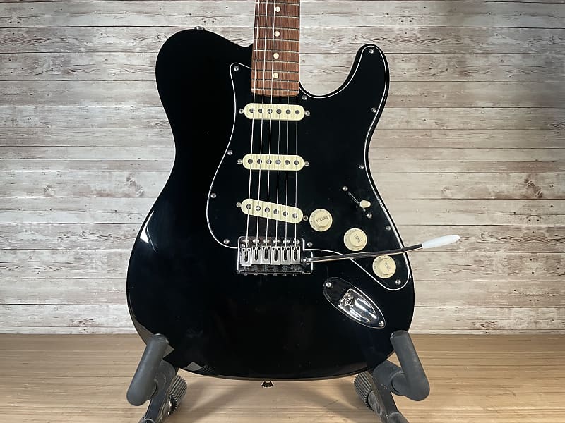 Fender Tele / Strat Hybrid Partscaster - Black | Reverb