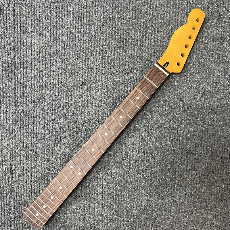 TELE Left Hand Electric Guitar Neck Rose Wood Fingerboard | Reverb