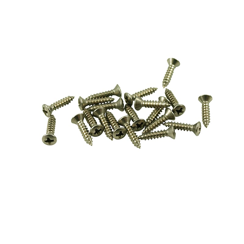 WD #4 (Fender) Pickguard Screws, Stainless Steel (Pack of 20) | Reverb