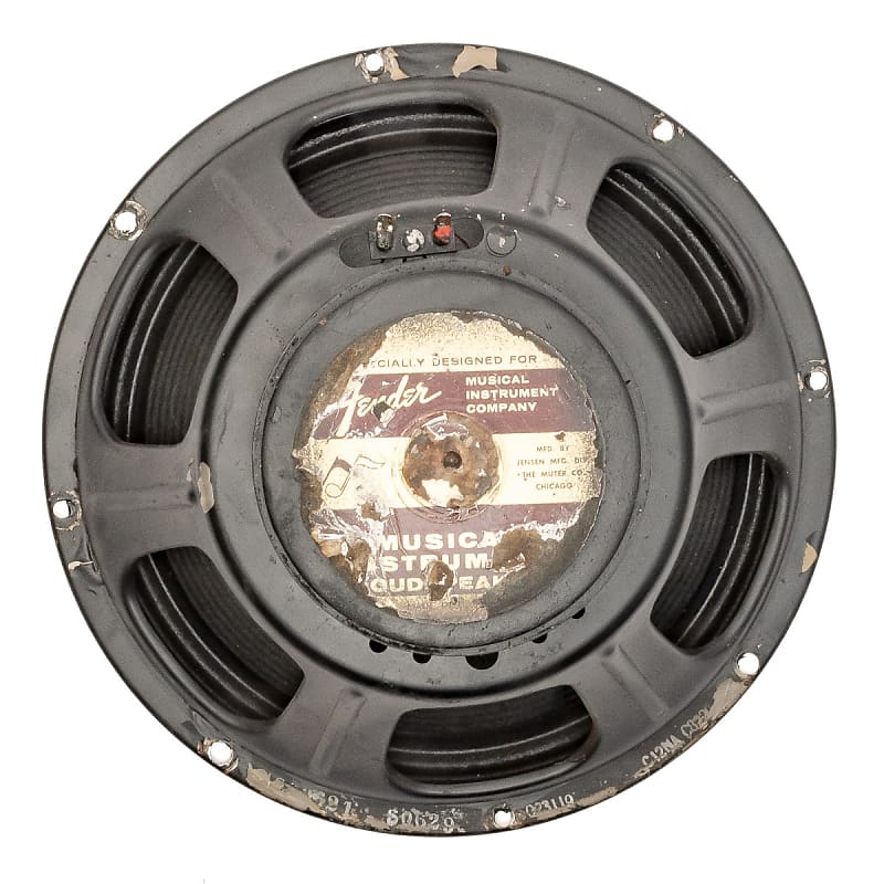 Fender - C12NA - 1960s Jensen 12" Speaker for Twins, 22 Ribs | Reverb