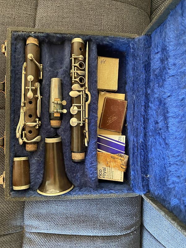 Not Known Wooden Clarinet Vintage 1960 - 1968 - Wood | Reverb