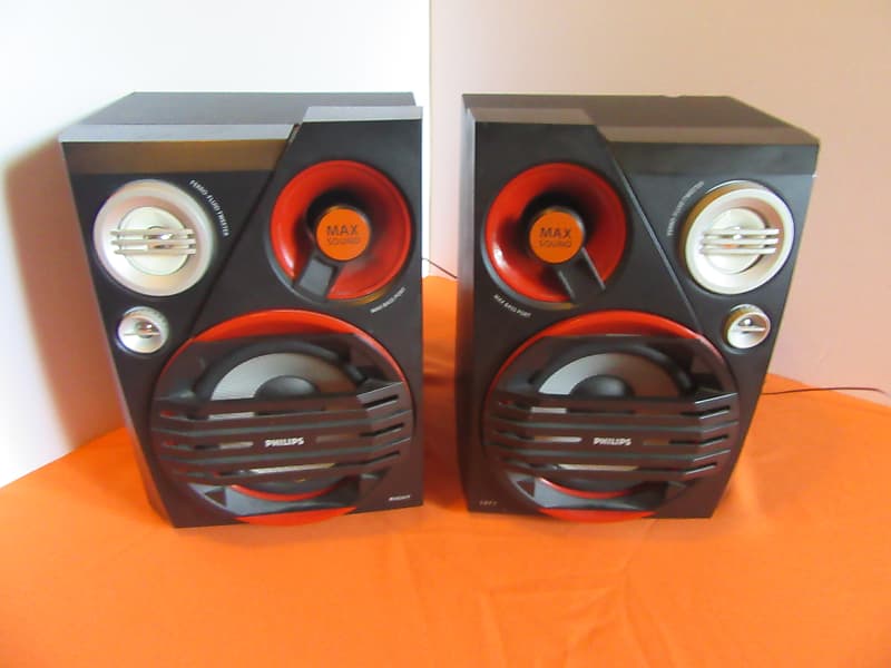 Vintage Philips Speakers System FWB C557/17 3-Way Bass | Reverb Canada