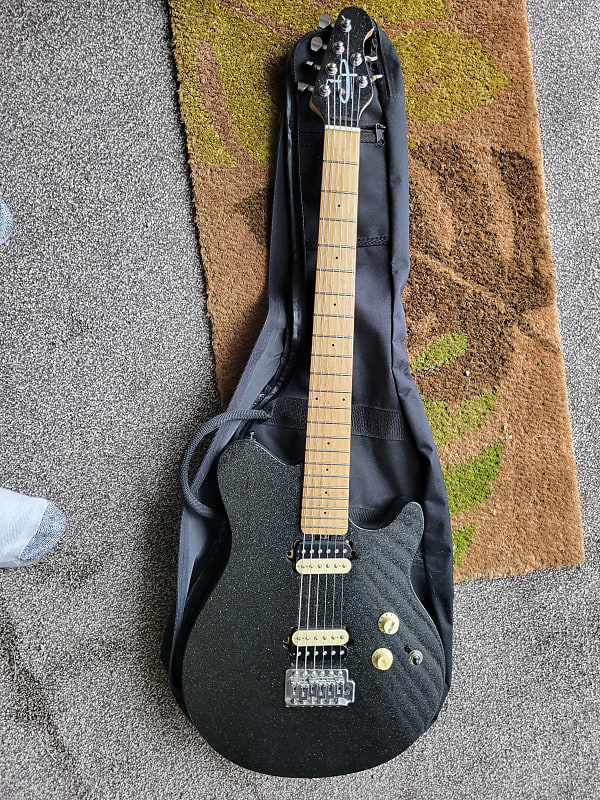 OLP(Music Man) Axis - Black sparkle with gig bag and | Reverb