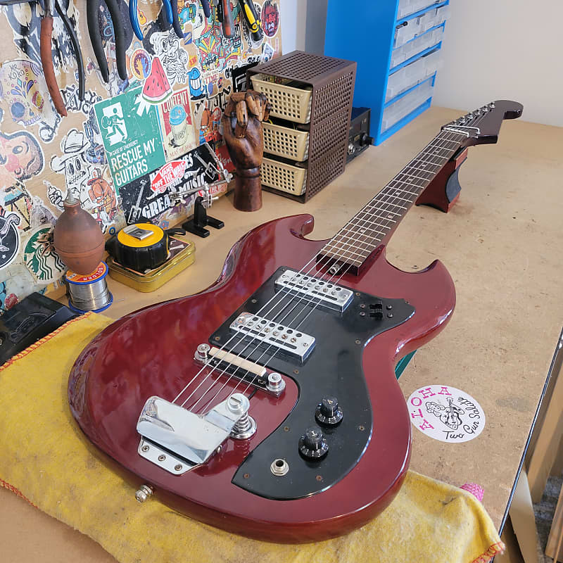 Teisco SG Baritone Rubber Bridge (1960s modified short scale) | Reverb