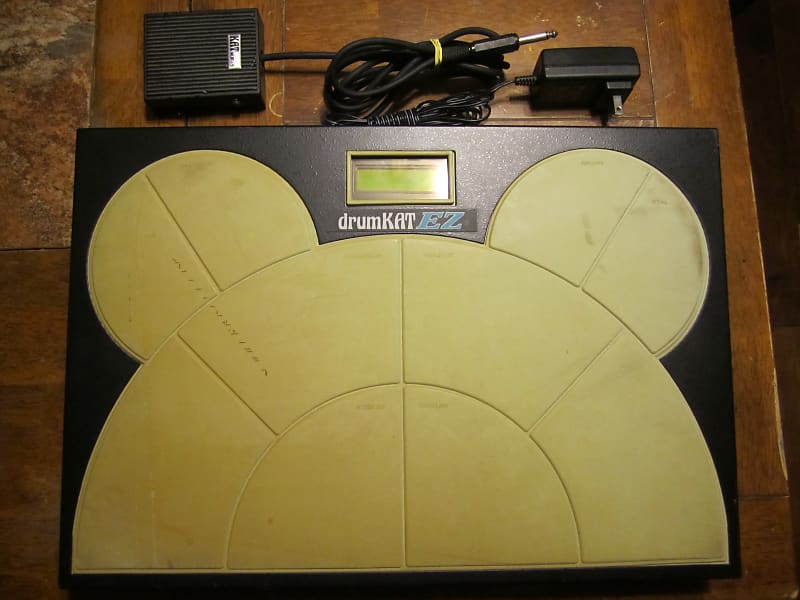 Vintage Drum Kat Electronic Percussion Midi Pad Trigger Reverb