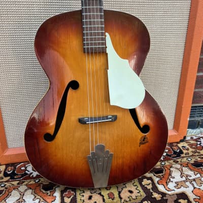 Zenith 19 1958 Vintage F Hole Archtop Jazz Guitar Fully | Reverb UK