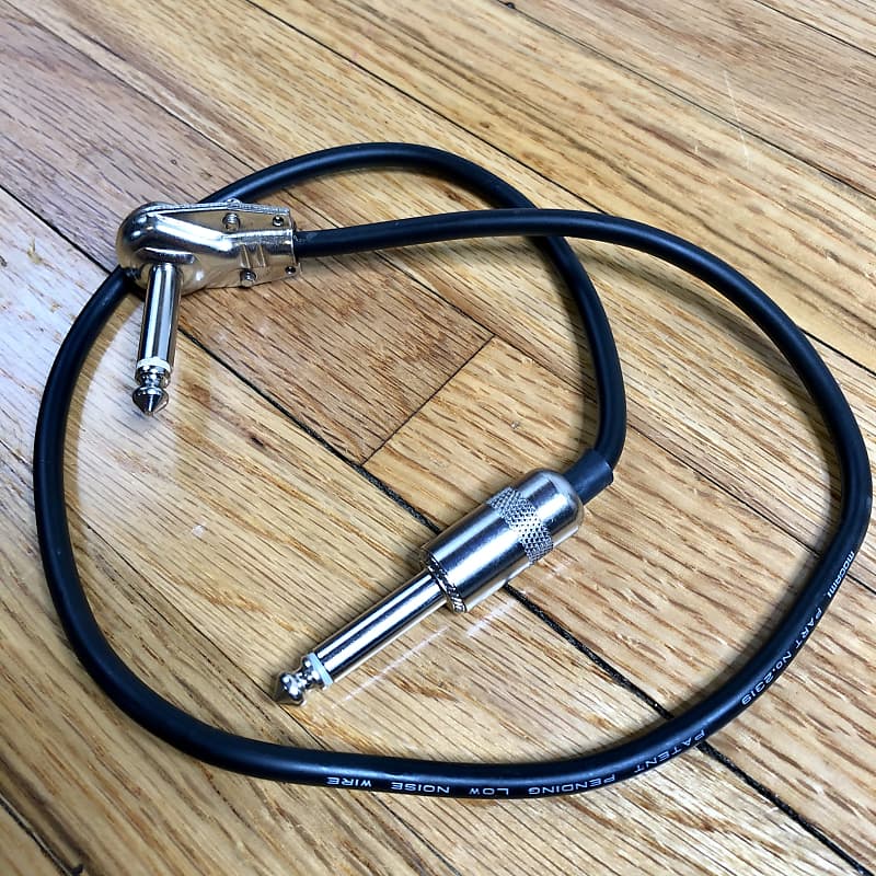 Mogami 2319 21” Pancake 1/4” - Small Barrel 1/4” Patch Cable | Reverb