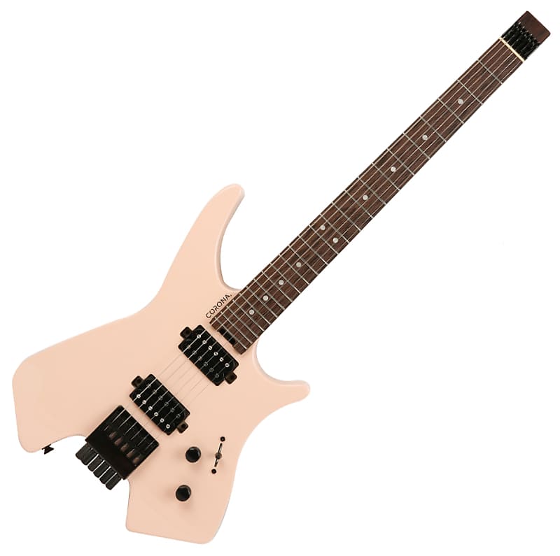 Corona Gravity NT Shell Pink (SHP/WG) Headless Electric | Reverb