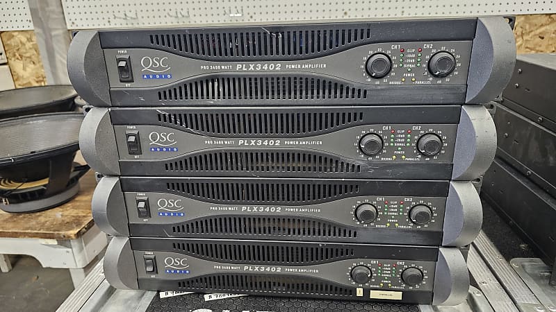 3x QSC PLX 3402 amplifiers plx3402 amp | Reverb UK