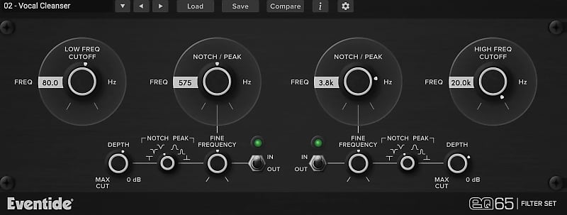 EQ65 Filter Set (Download) Urei 565 Filter Set | Reverb