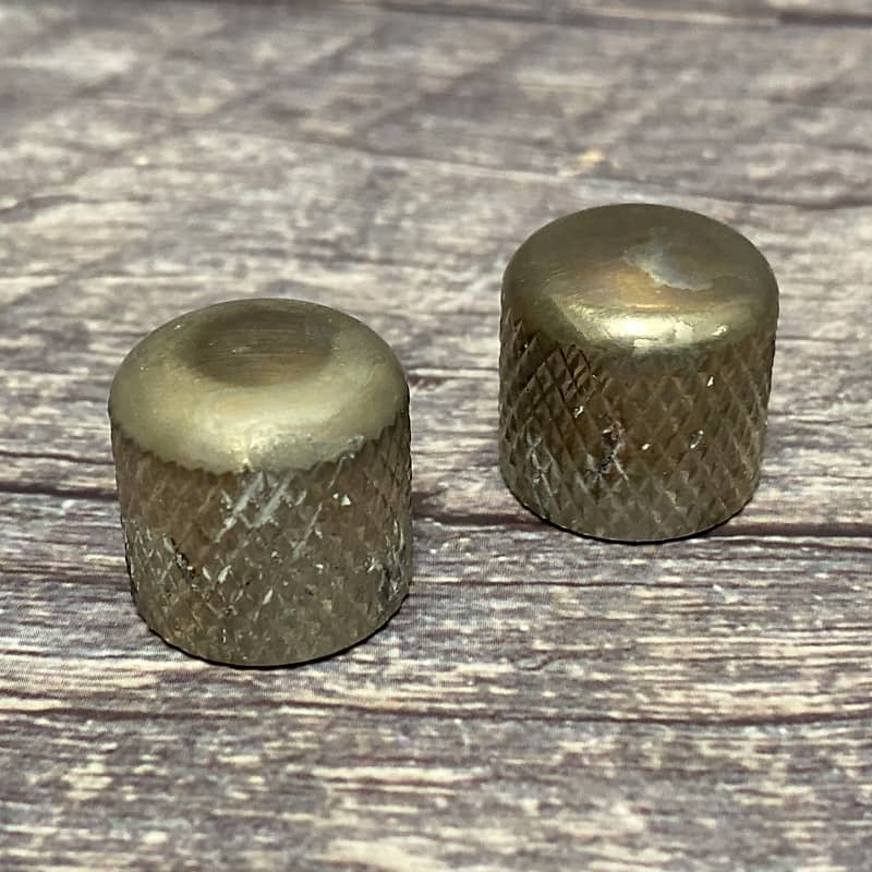 2x Custom Aged Relic Relic'd Nickel Dome Tele Telecaster | Reverb