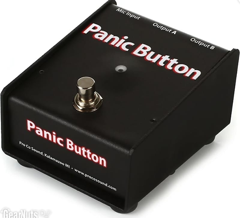 ProCo Panic Button A/B + Mute Box 2015 - Black | Reverb