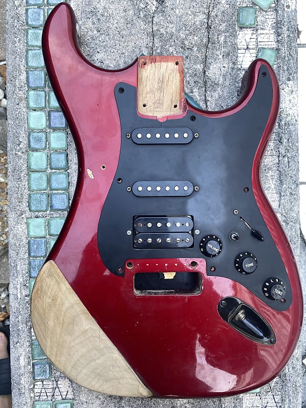 Kramer USA Pacer DLX Body 1980s - Candy Red | Reverb
