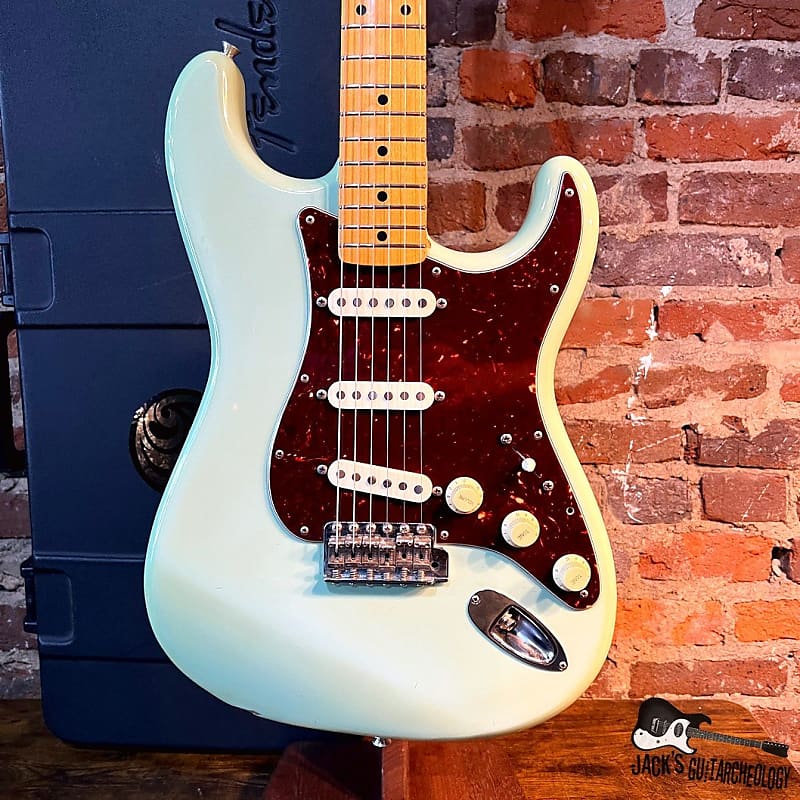 Fender Stratocaster ST-57 MIJ w/ Fender HSC (1986 - Seafoam) | Reverb